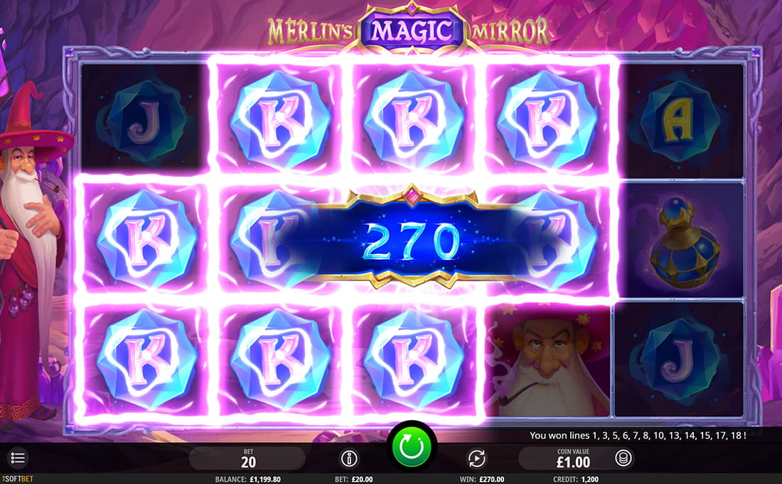Merlin’s Magic Mirror Slot - Play Online at King Casino | King Casino