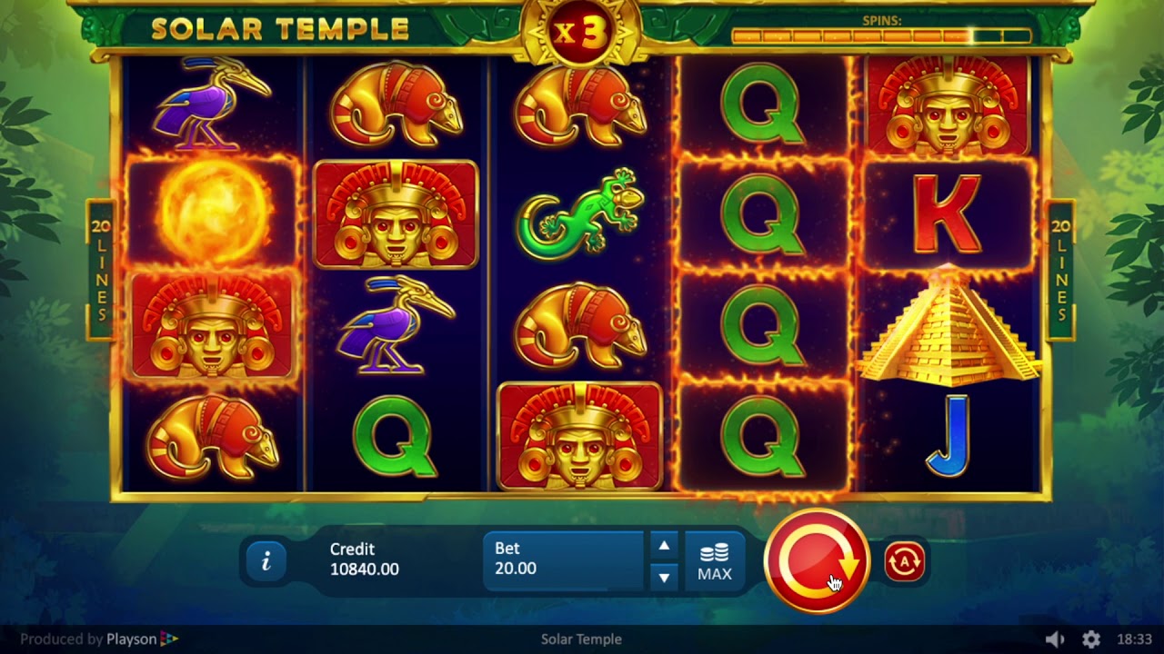 Solar Temple Slot - Play Online at King Casino | King Casino