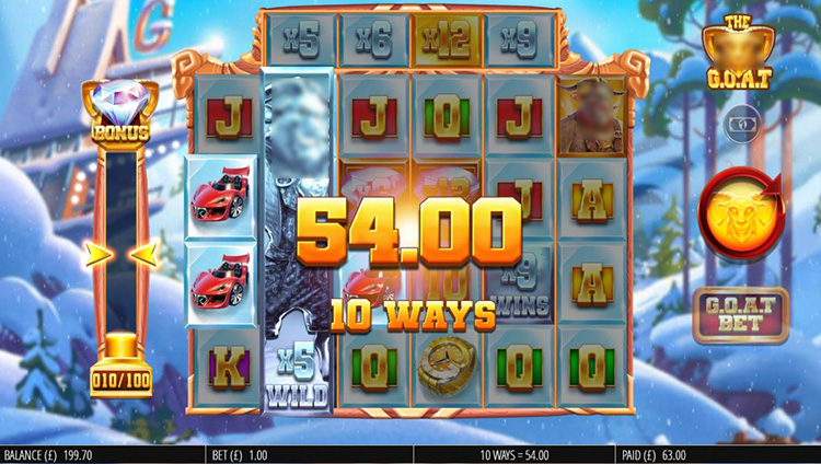 The G.O.A.T Slot - Play Online at King Casino
